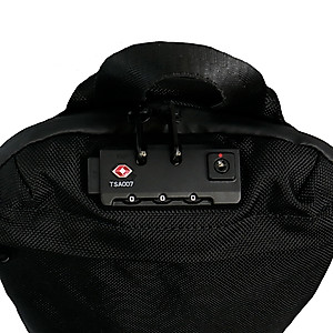 DIME BAGS Omerta Don Carbon Filter Sling Backpack | Crossbody Bag with Activated Carbon Lining (Black)