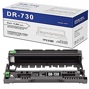 ALLU 1 Pack Black Compatible DR730 DR-730 Drum Unit Replacement for Brother DCP-L2550DW MFC-L2710DW L2750DW L2750DWXL Printer Drum.