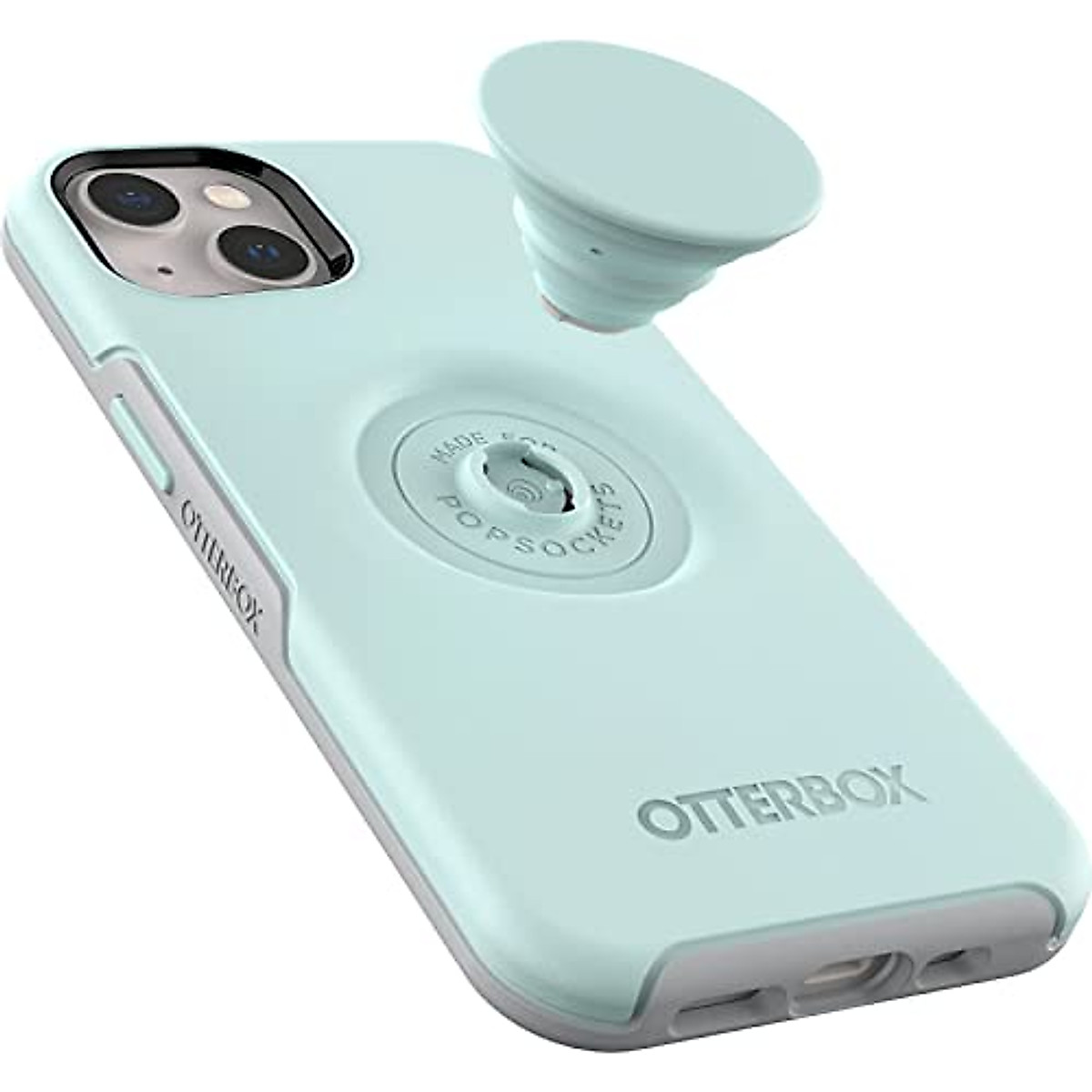 OtterBox + Pop Symmetry Series Case for iPhone 13 (Only) - Non-Retail Packaging - Tranquil Waters (Blue)