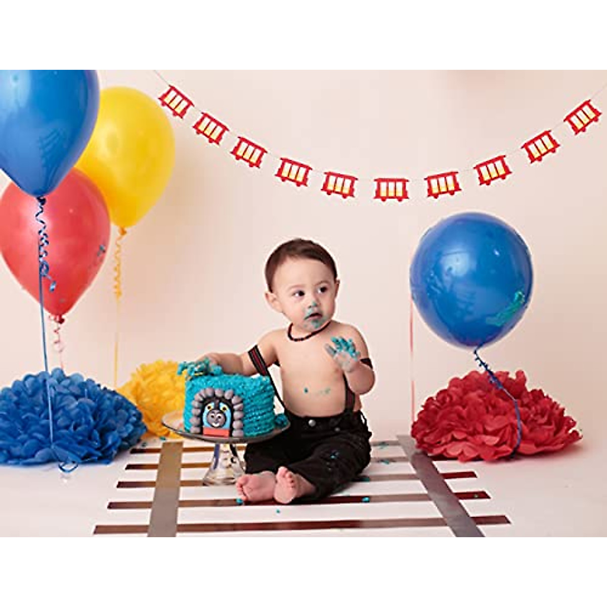 Daniel Tiger Trolley Paper Garland - San Francisco Garland, a Perfect Complement for Birthday Parties, Bridal Showers, or Baby Showers, 6 Inches. (Daniel Tiger)