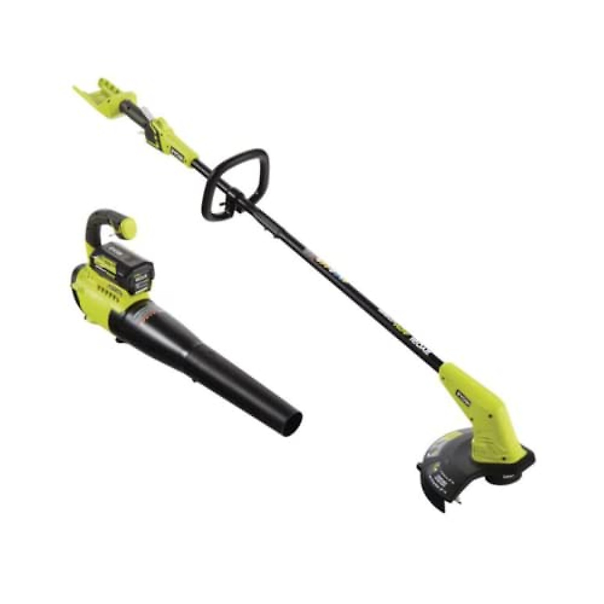 RYOBI Ryobi 18V Brushless Cordless Battery String Trimmer and Leaf Blower Combo Kit P20121 0