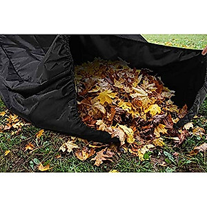 HUIKJI Lawn Tractor Grass Catcher Bag,Gardening Lawn Leaf Yard Waste Container Garden Sweeper Leaves Storage Bag Big Capacity 54 Cubic Feet Material collection systems