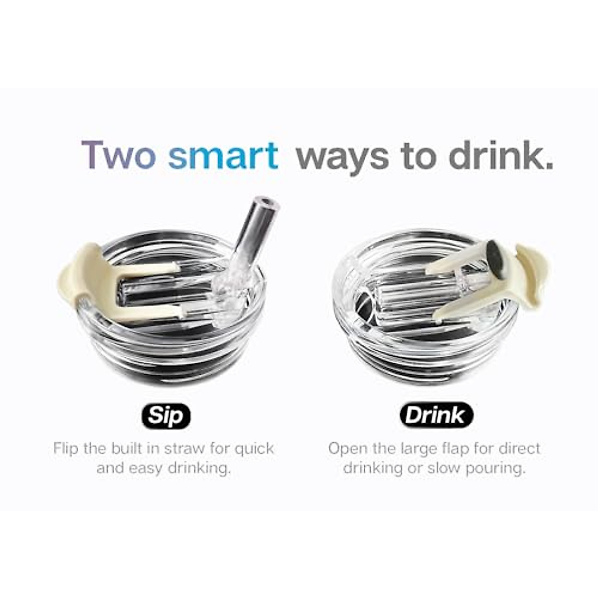 Four Leaf TrustyMate – 100% Leak Proof 40 Oz Tumbler with Handle and Built-In Straw Lid – Insulated Leak Proof Stainless Steel Tumbler