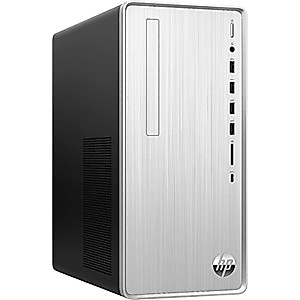 HP Newest Pavilion TP01 Desktop Computer, AMD Ryzen 7-5700G (Beats i9-10900), AMD Radeon, DVD Writer, Wireless, 9 USB Ports, HDMI, Bluetooth, Windows 11 Home (32GB RAM | 1 TB PCIe SSD)