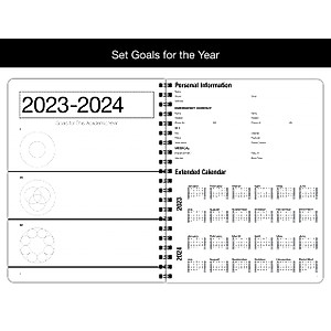 Action Publishing Coloring Day Planner · 2023-2024 Geometric · Daily and Weekly Scheduling and Goal Planning, with Lines, Shapes and Pattern Coloring Pages· July - June (8.5 x 11 inches)