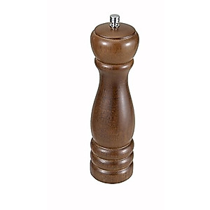 Wood Pepper Mill - 8" High