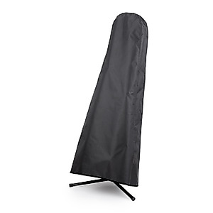 Maloney StageGear Guitar Dust Cover Fits Acoustic, Electric, Bass Guitars - Water Resistant Black Nylon with Reversible Silver Acrylic Coating Protects from Dust Dirt Moisture & Sun (43 inches) 80681