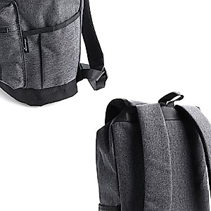 Korea Fashion Men's Daily School Backpack Travel Sport Business Unisex Students (Dark Gray)