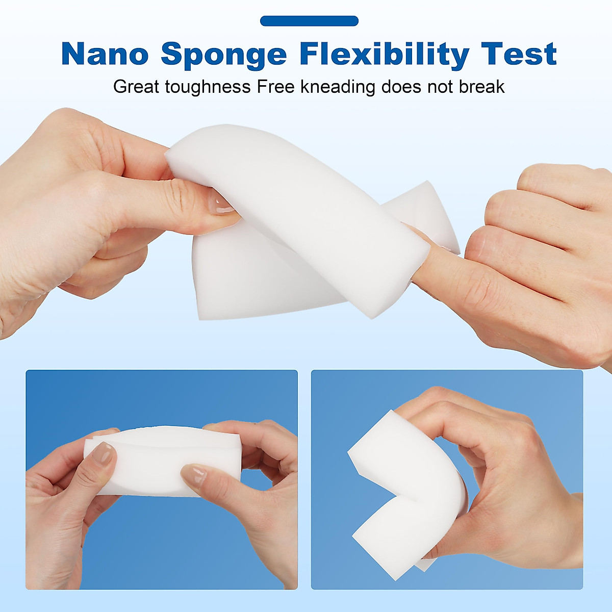 Dr.WOW 50 Pcs/lot Magic Sponge Eraser Multi-Functional Melamine Foam Cleaner 100x70x30mm