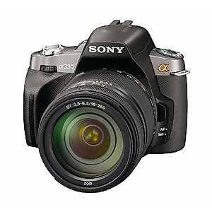Sony Alpha A330Y 10.2 MP Digital SLR Camera with Super SteadyShot INSIDE Image Stabilization and 18-55mm and 55-200mm Lenses