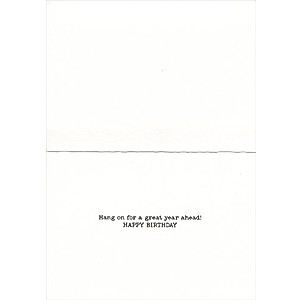 Woman On Bucking Barrel Avanti America Collection Funny Birthday Card for Her