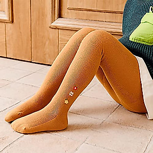 Baby Girls Cotton Tights Cable Knit Leggings Stockings Pants Soft Warm Pantyhose for Toddler Kid 1-6T