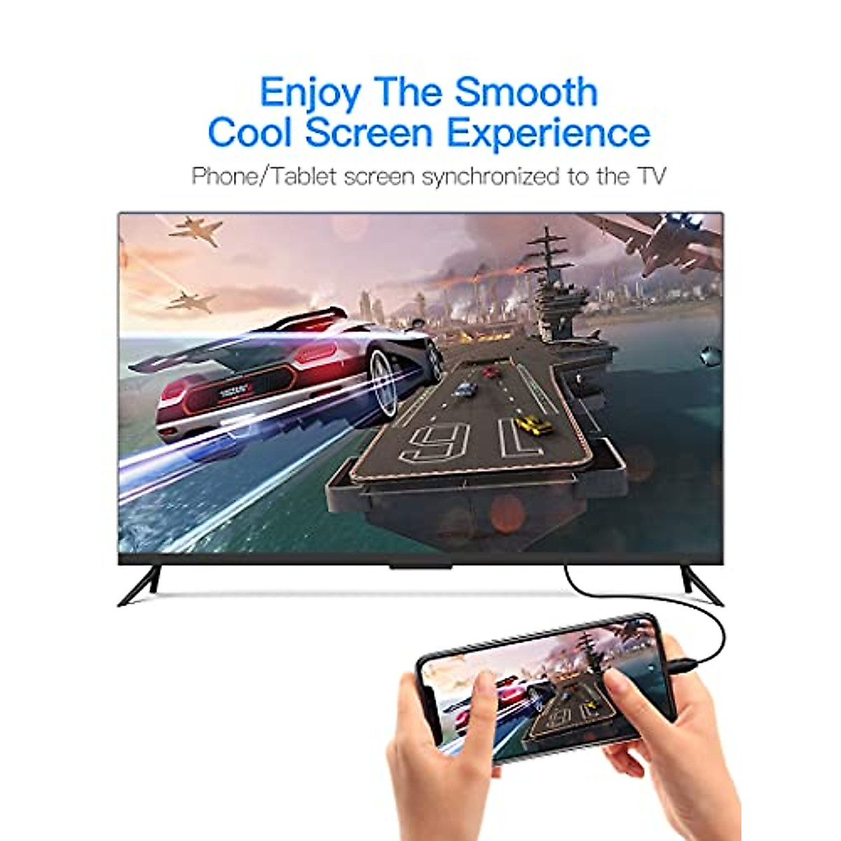 VENTION 4K Micro HDMI to HDMI Cable 6FT - High Speed HDMI to Micro HDMI Cord Adapter Support 3D Full HD 1080P Compatible with Laptop Camera Connected to Monitor Projector