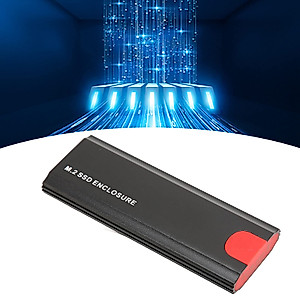 M.2 NVME SSD Enclosure, M.2 SSD Enclosure Aluminum Alloy Case High Speed Ultra Thin 2TB for 2280 SSD