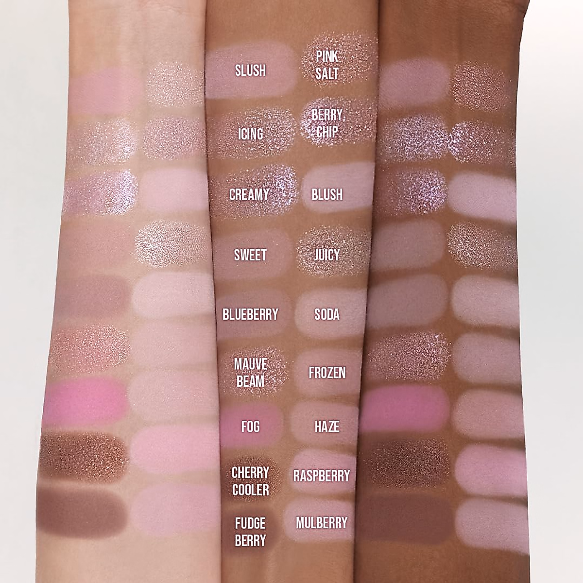dasique Shadow Palette #18 Berry Smoothie l Vegan, Cruelty-Free l 18 Blendable Shades in Smooth Matte and Shimmer Finishes with Gorgeous Pearls