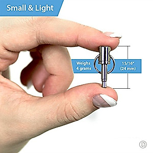 Dongle Dangler 3.5mm Headphone Jack Adapter - Compatible with iPhone 15/15 Pro/ 14/14 Pro/13/13 Pro/12/12 Pro/11/11 Pro/X/Xr/Xs/SE (Keychain 1-Pack)