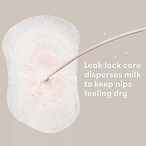 Frida Mom All-Day Dry Disposable Nursing Pads - Soft and Ultra-Absorbent Breast Pads, Breastfeeding Essentials for Moms, 60 Count