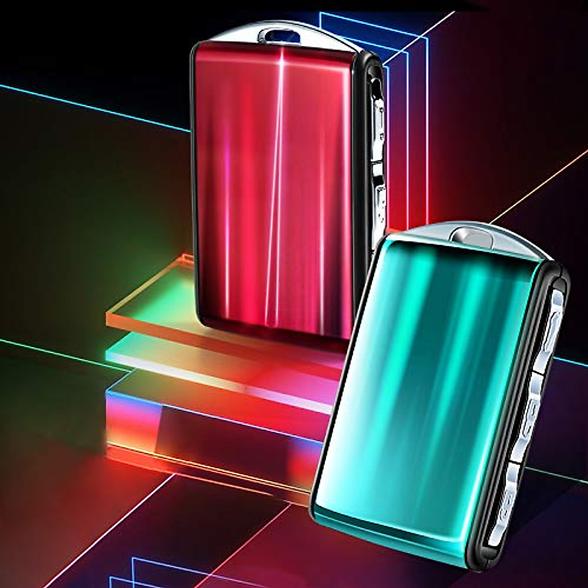 ontto Key Fob Case Dazzling Car Key Protector Fit for Volvo XC90 XC60 XC40 S60 S90 V60 V90 Polestar 1 Polestar 2 Smart Remote Resin Key Cover Key Skin Purple