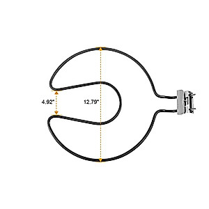 Replacement Part Grill Heating Element for Charbroil 16601688 12601514 15601514 15601559 Fits Charbroil Patio Bistro Electric Grill Heating Element