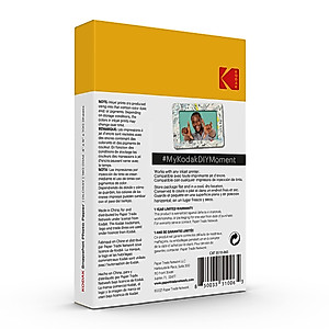 KODAK Photo Paper Gloss 4 X 6 SNAPSHOT 100 count, 48lb-180 g/m 2-8.5MIL (41305) **THIS PRODUCT IS NOT COMPATIBLE WITH THE KODAK DOCK PRINTER**"