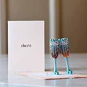 Lovepop Champagne Toast Pop Up Card, Celebration Card, 3D Cards, Anniversary Cards, Popup Greeting Cards, Wedding Cards