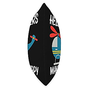 Funny Helicopter Gift Helicopter Pilot Accessories Cool Helicopter Design for Men Women Aircraft Aviation Pilot Throw Pillow, 18x18, Multicolor