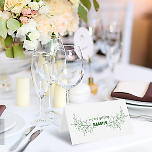 YAYODS 400 Pcs Blank Place Cards 2 x 3.5 Name Place Cards for Table Setting White Name Cards Small Tent Cards for Wedding, Table, Dinner, Party