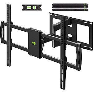 USX MOUNT Full Motion TV Wall Mount for 42-90 inch TV, Wall Mount TV Bracket with Articulating Swivel Tilt, Hold TV up to 150lbs, Max VESA 600x400mm