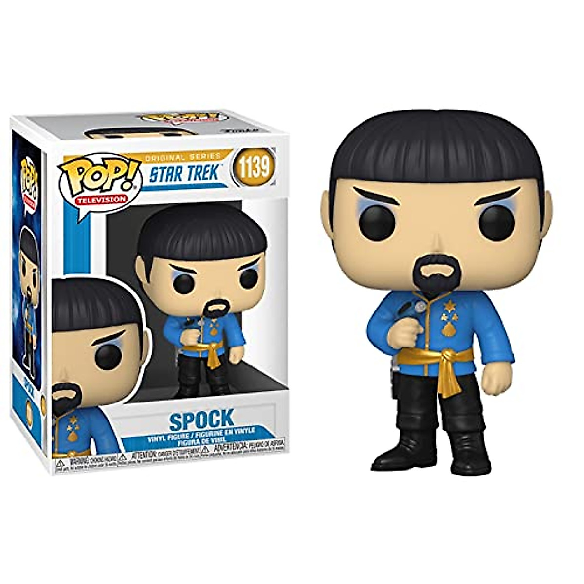 Star Trek: The Original Series - Mirror Mirror Spock Funko Pop! Vinyl Figure (Includes Compatible Pop Box Protector Case)