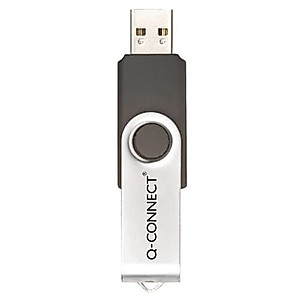Q-CONNECT 64 GB USB 2.0 Swivel Flash Drive