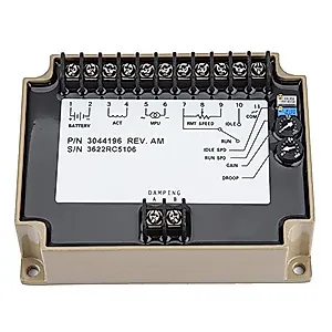 Fafeicy Generator Speed Controlle, Electronic Speed Controller Governor 3044196 Generator Speed Control Board for Input Multiple Machines or Special Purpose Machines