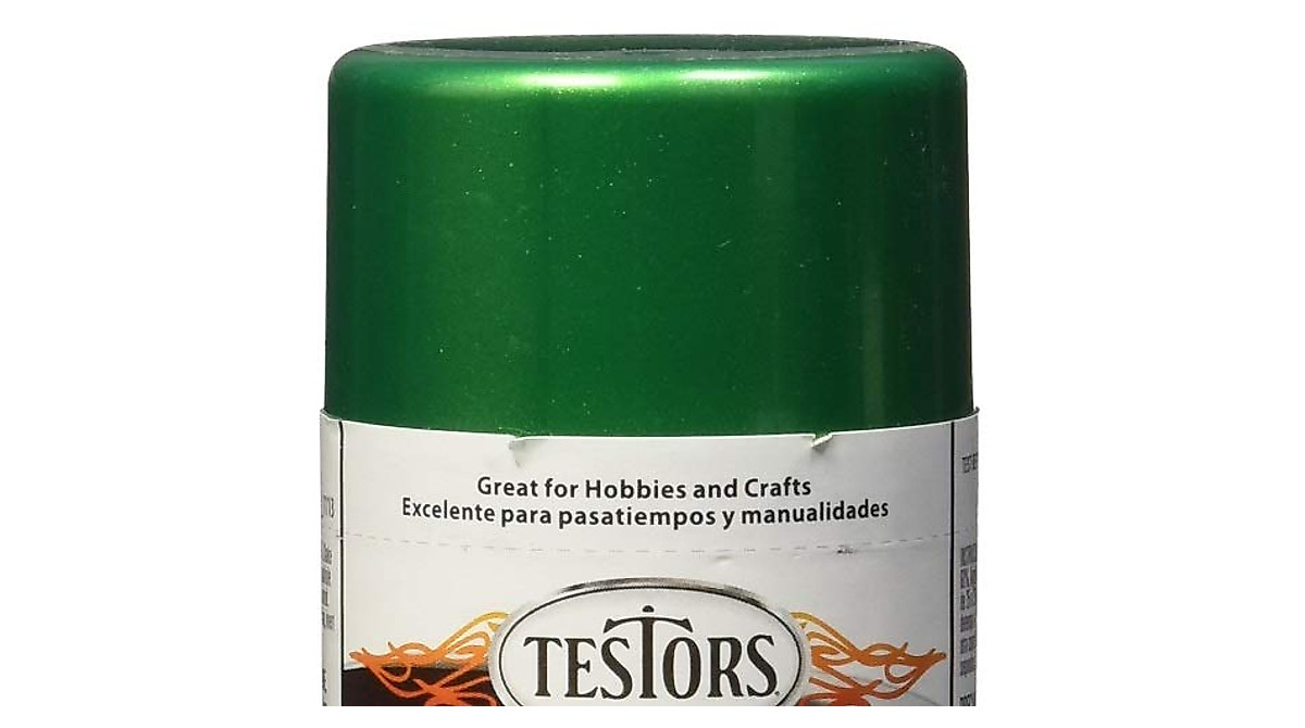 Testors Mystic Emerald Green Spray Lacquer - Fast Dry, High Gloss