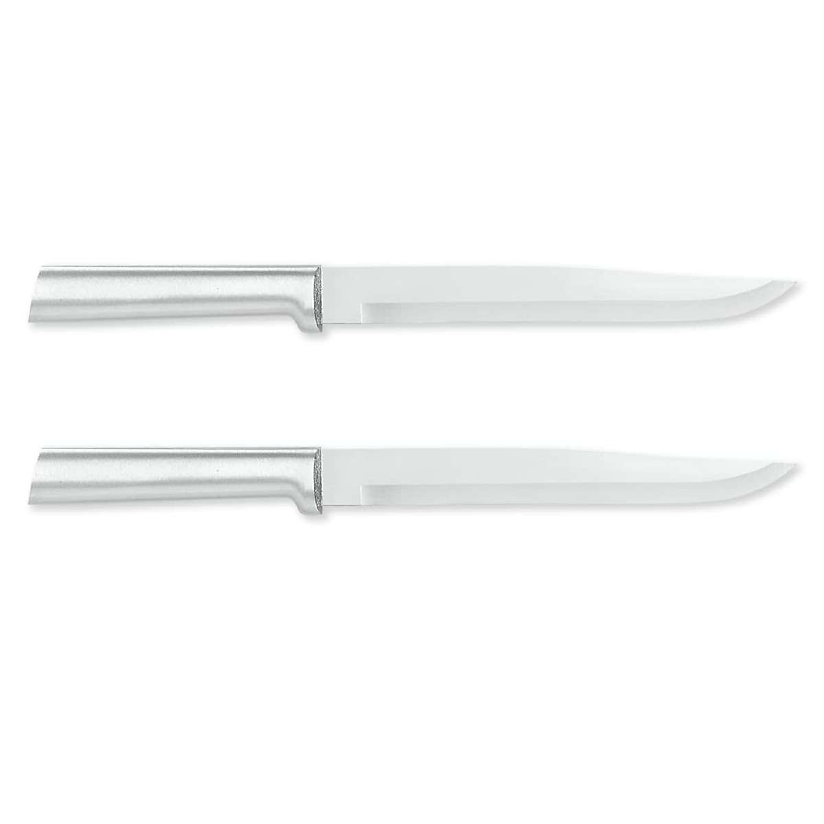 RADA Slicing Knife – Stainless Steel Blade With Brushed Aluminum Handle, 11-3/8 Inches, Pack of 2