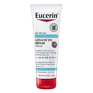 Eucerin Advanced Repair Body Cream, Body Cream for Very Dry Skin, 8 Oz Tube