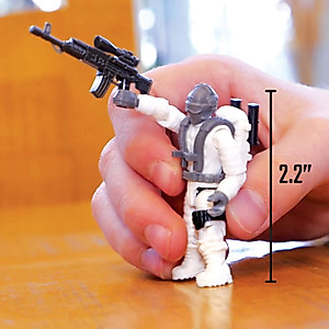 Special Forces Mini Action Figures Includes 3 Army Building Sets with 9 soldiers Arctic Troopers Snowmobile Scout Desert Squad Special Troops Toy Gifts 10+ Kids & parents - Quality Family Time 403 Pcs