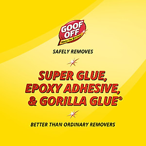 Goof Off Super Glue Remover - 4 oz. can, Yellow (FG678)