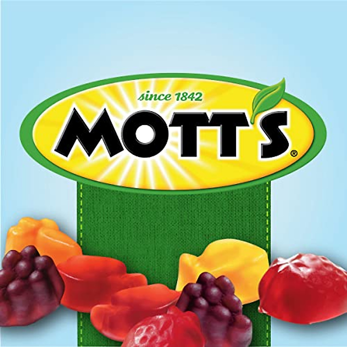 Mott's Fruit Flavored Snacks, Assorted Fruit, Pouches, 0.8 oz, 40 ct