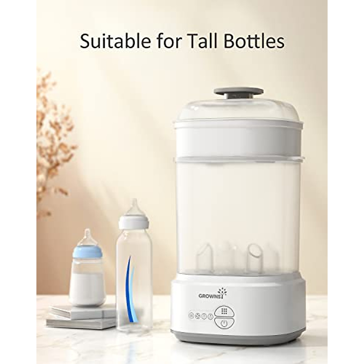 GROWNSY Baby Bottle Warmer & Bottle Sterilizer