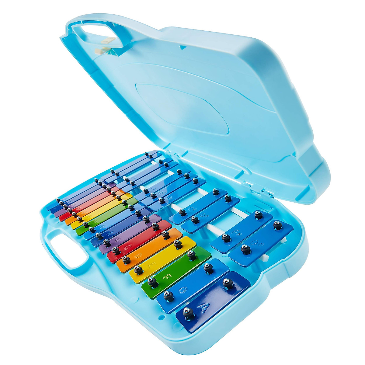 RAONZENA Professional Xylophone 25note, Glockenspiel,Xylophone for kids,Xylophone for gift,Glockenspiel that learns the basics of music (27note rainbow)