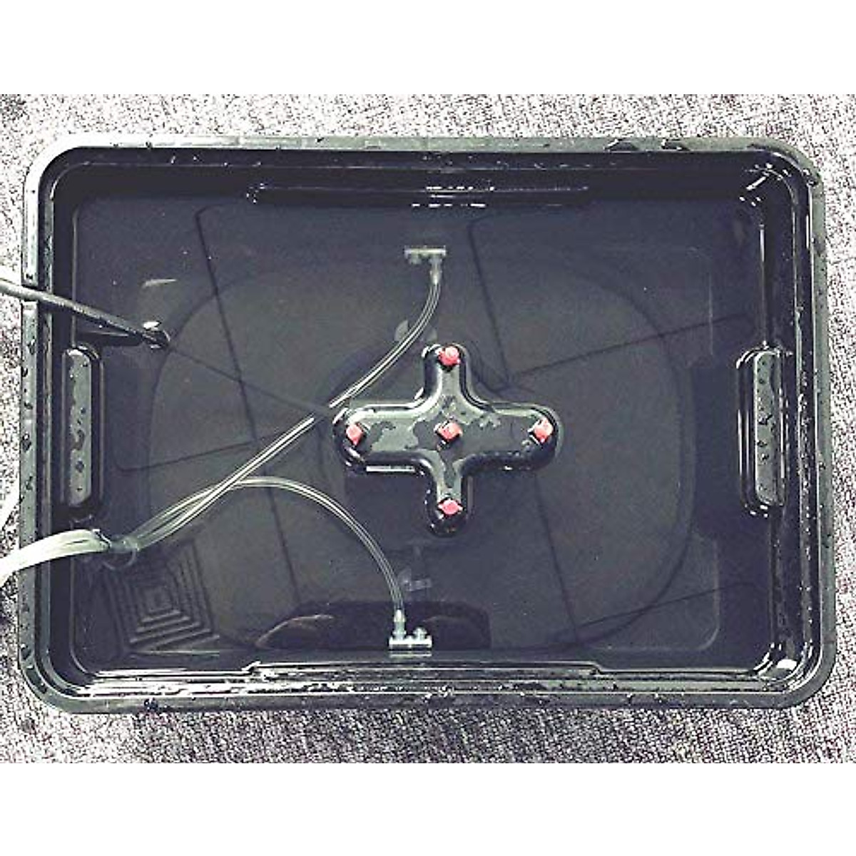 HORTIPOTS Aeroponic Clone Machine 24 site with Oxygen Add-up Air Diffusing Bubbler Kit and Extra 2 inch Neoprene Clone Collars Pack of 72