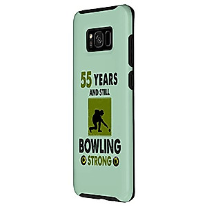 Galaxy S8+ Lawn Bowls 55th Birthday Idea For Men & Funny Lawn Bowling Case