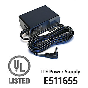 EDO Tech AC Wall Charger Power Adapter for 7 8 9 10 Inch Philips Portable Dual Screen DVD Player Pd9000 Pd9016 Pd9012 Pd9030 Pet702p/17 (6.5 Ft Long Cord)