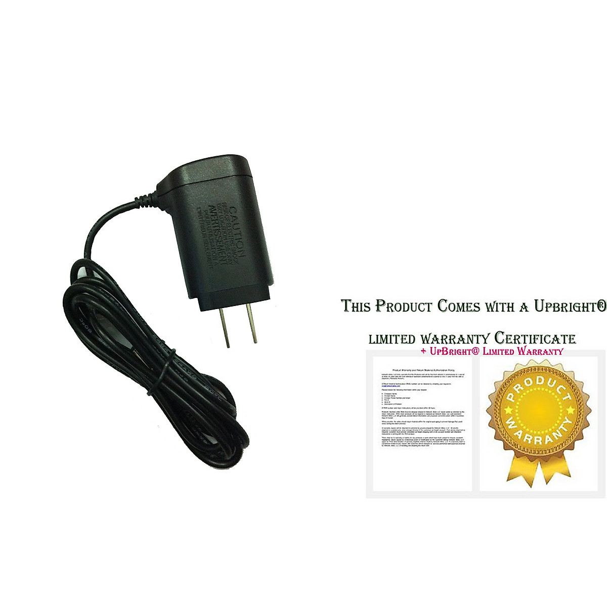 UpBright 6.5V AC/DC Adapter Compatible with Panasonic Telephone PQLV205 PQLV207 PQLV209 PQLV219 KX-TGA660 KX-TG6591T KX-TG6544 KX-TG6422 KX-TG6534 Cordless Phone Power Supply Cord Charger 4.8 x 1.7 mm