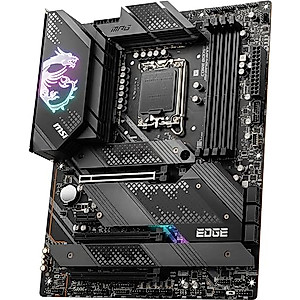 MSI MPG Z690 Edge WiFi DDR4 Gaming Motherboard (ATX, 12th Gen Intel Core, LGA 1700 Socket, DDR4, PCIe 4, CFX, M.2 Slots, Wi-Fi 6)