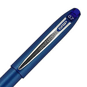 Uni-Ball 60709 Grip Roller Ball Pen Blue Ink Fine Dozen