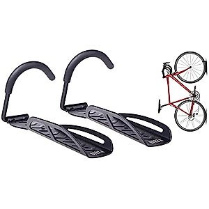 DIRZA Bike Rack Garage Wall Mount Bike Hanger Bike Hooks Bike Storage Bicycle Vertical System for Garage Indoor Shed - Easily Hang/Detach - Holds up to 65 lb with Screws Black