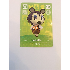 Nintendo Animal Crossing Happy Home Designer Amiibo Card Labelle 104/200 USA Version