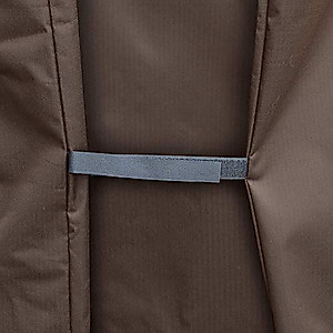 True Guard Grill Water Resistant Heavy Duty Patio Furniture Covers, Fade/Stain/UV Resistant for Outdoor Patio Furniture, 600D Rip-Stop Brown 62in