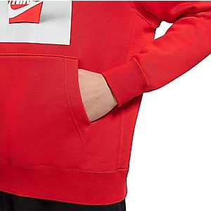 Nike Mens Sole Food Pullover Hoodie Waffle Fries (as1, alpha, x_l, regular, regular, University Red)