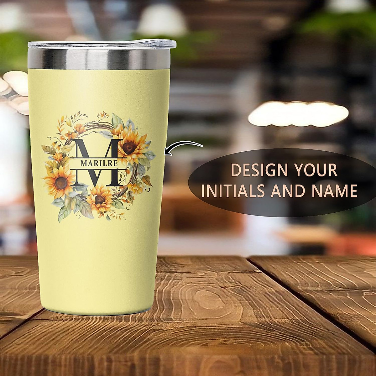 Personalized Nana Tumbler with Grandkids Custom Name Insulated Stainless Steel Tumblers Personalized Coffee Travel Mug Gifts